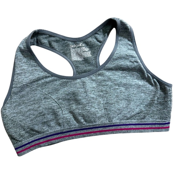 Cat & Jack | Other | Cat Jack Girls Gray Sports Bra Size Xl | Poshmark